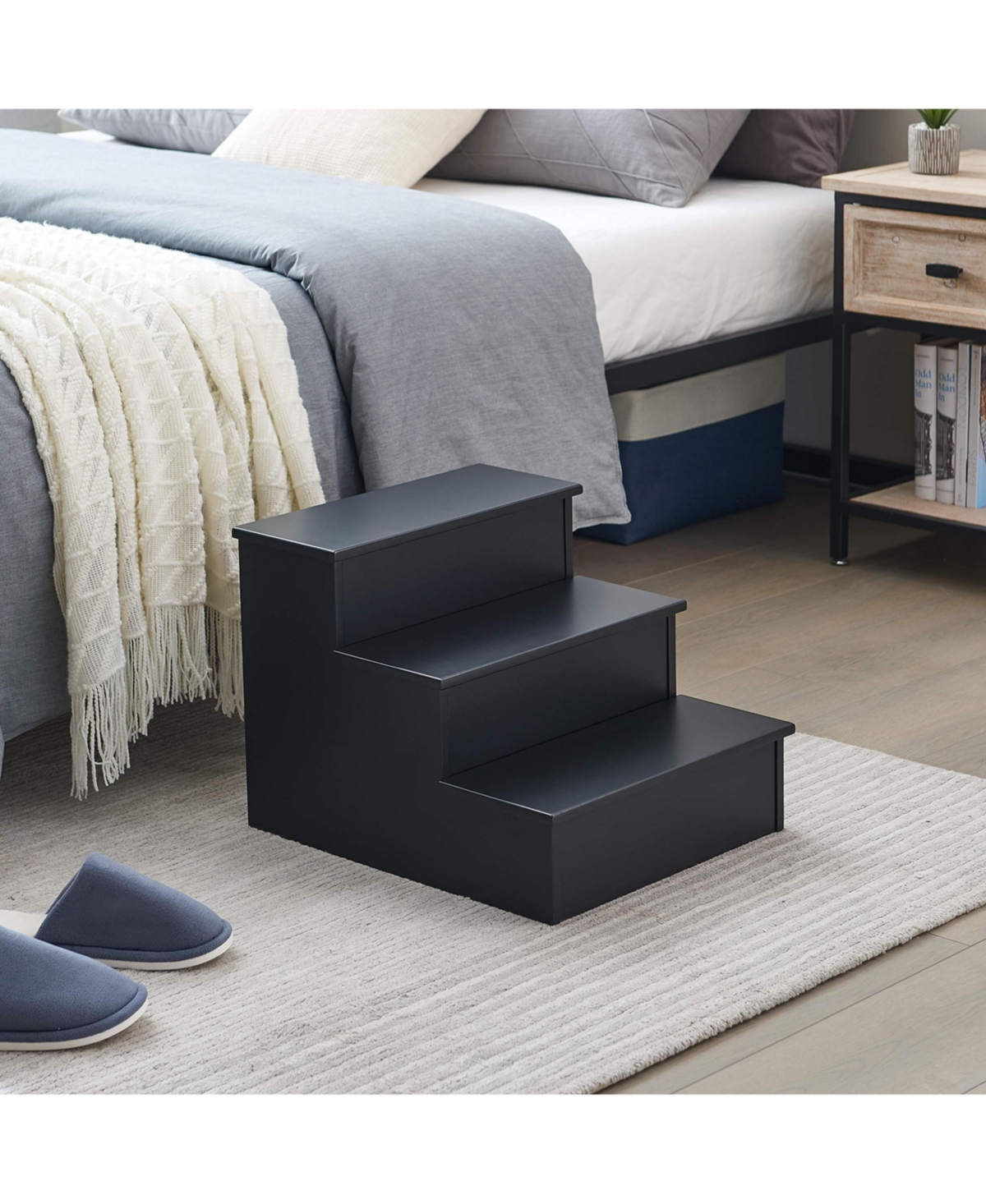 Click here for Kings Brand Furniture Darien 3 Step Wood Step Stoo... prices