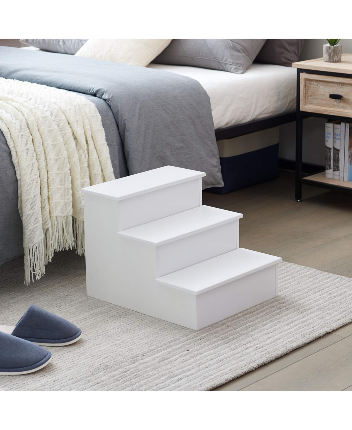 Click here for Kings Brand Furniture Darien 3 Step Wood Step Stoo... prices