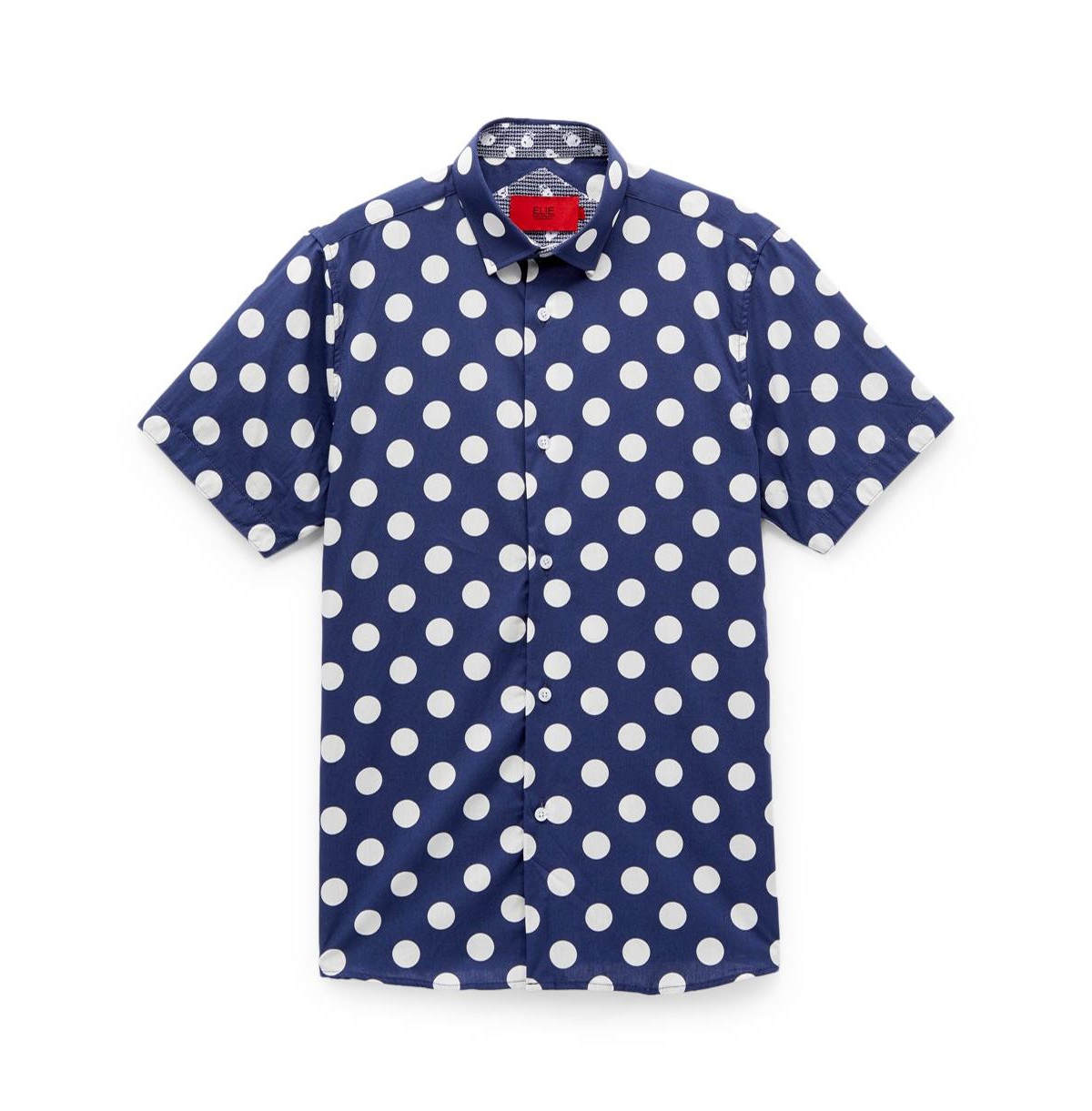 Click here for Elie Balleh Boys Navy Short Sleeve Navy Polka Dot... prices