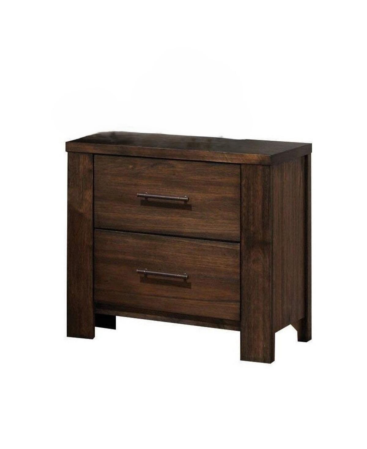 Click here for Modern Two-Drawer Nightstand with Sleek Design &#x... prices