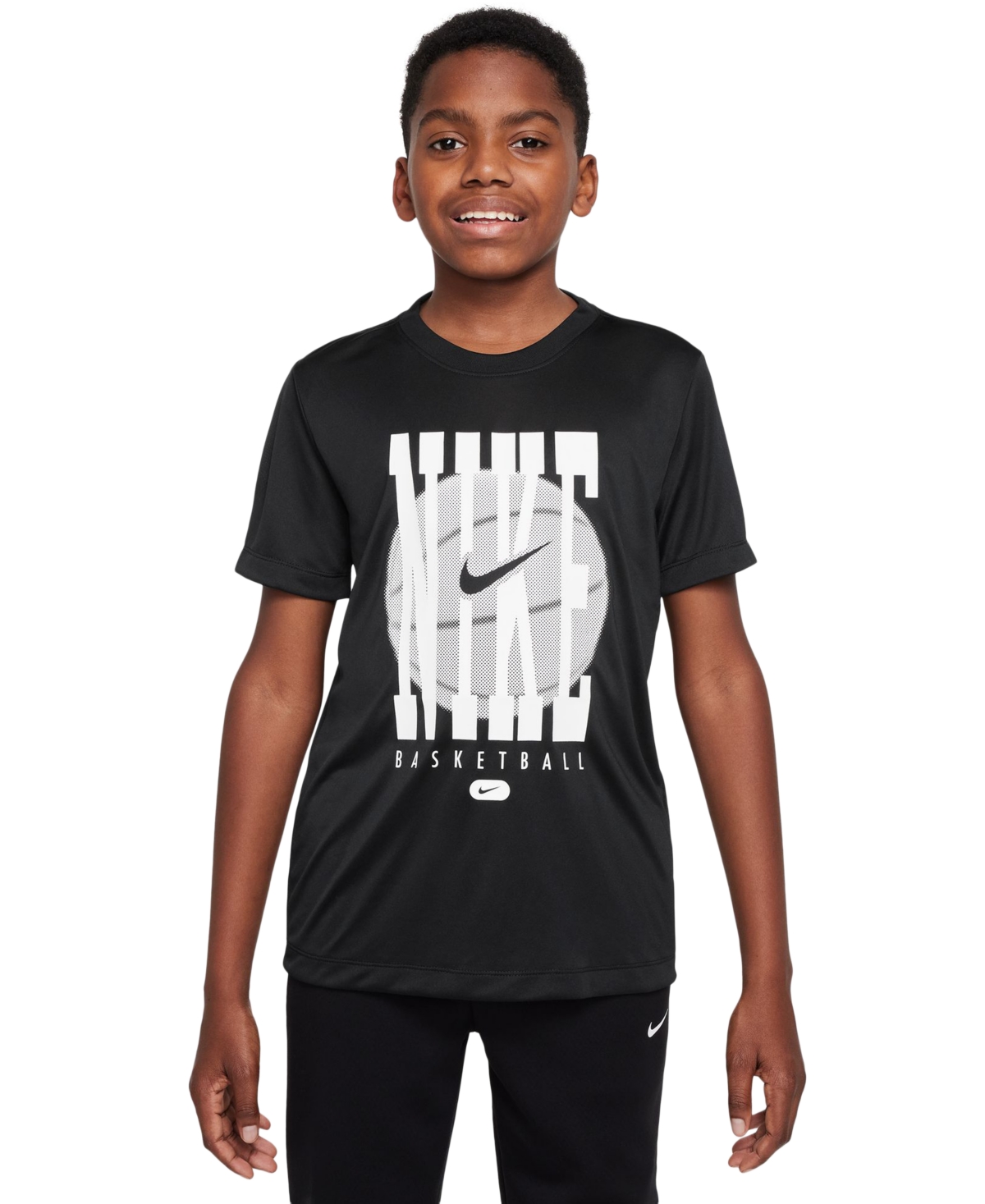 Click here for Nike Big Boys Legend Dri-fit Training T-Shirt - Bl... prices