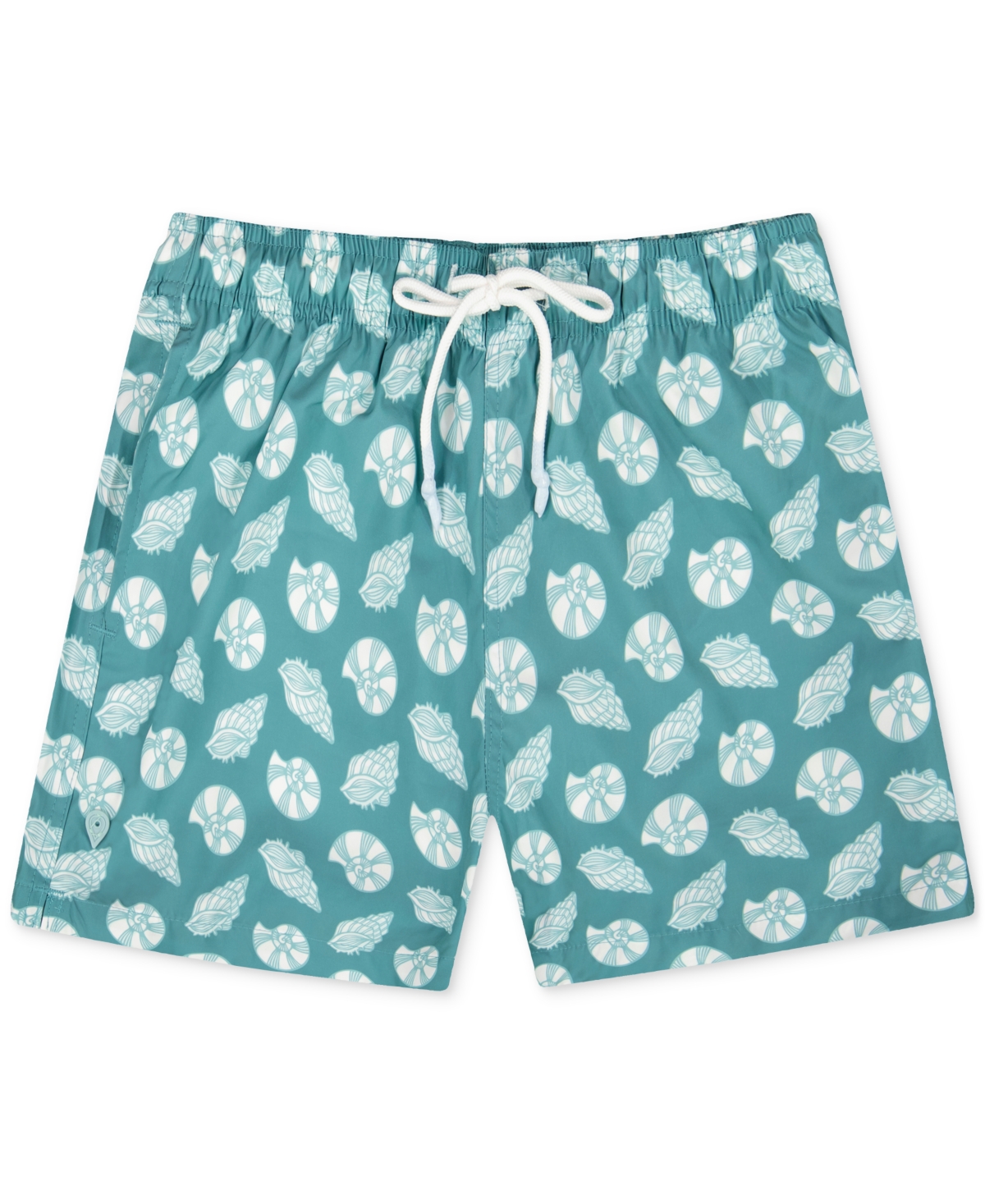 Click here for Sunset and Vines Mens Shell-Pattern Woven Swim Tru... prices