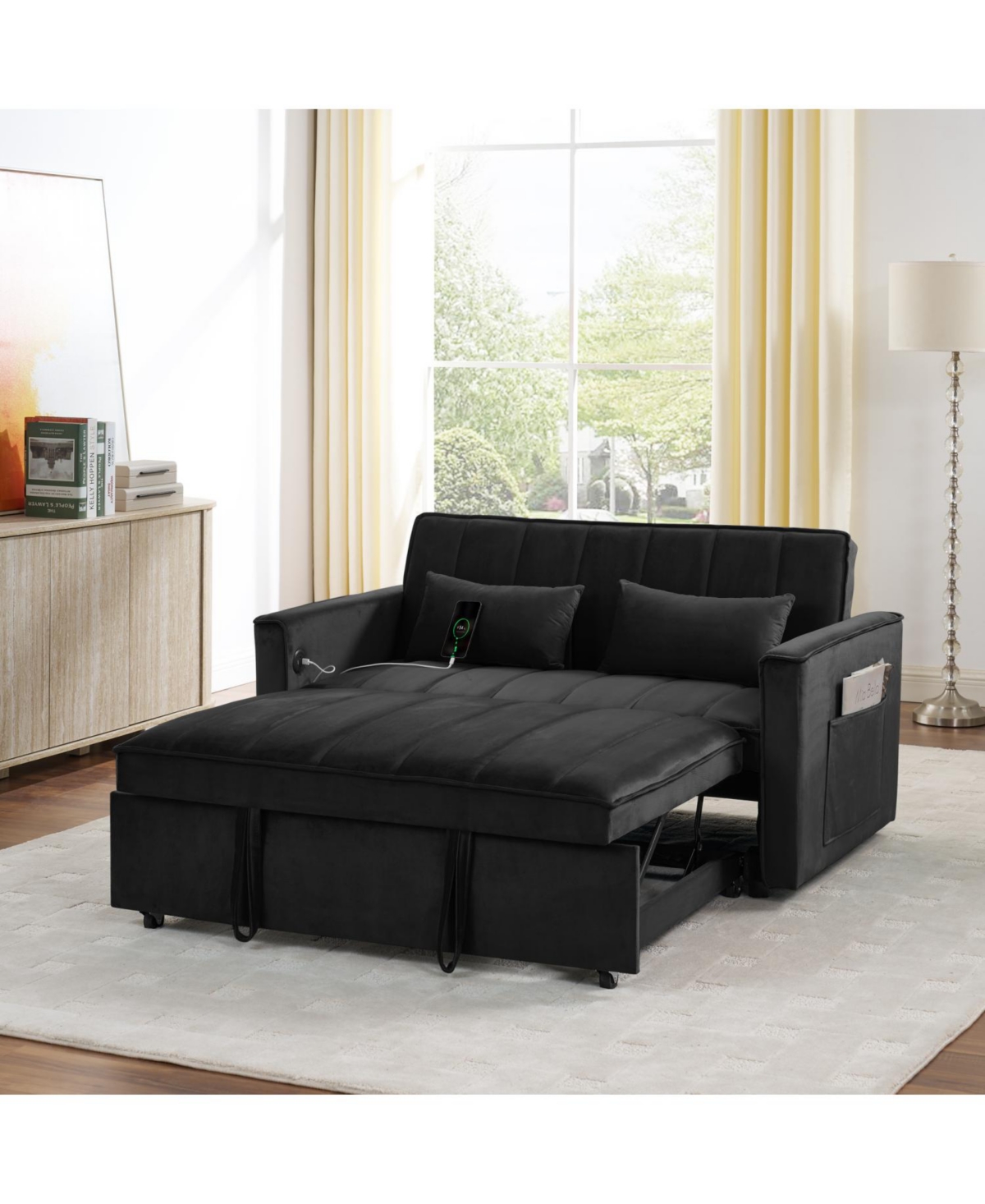 Click here for Streamdale Modern Pull-Out Sofa Bed  Versatile 3-L... prices