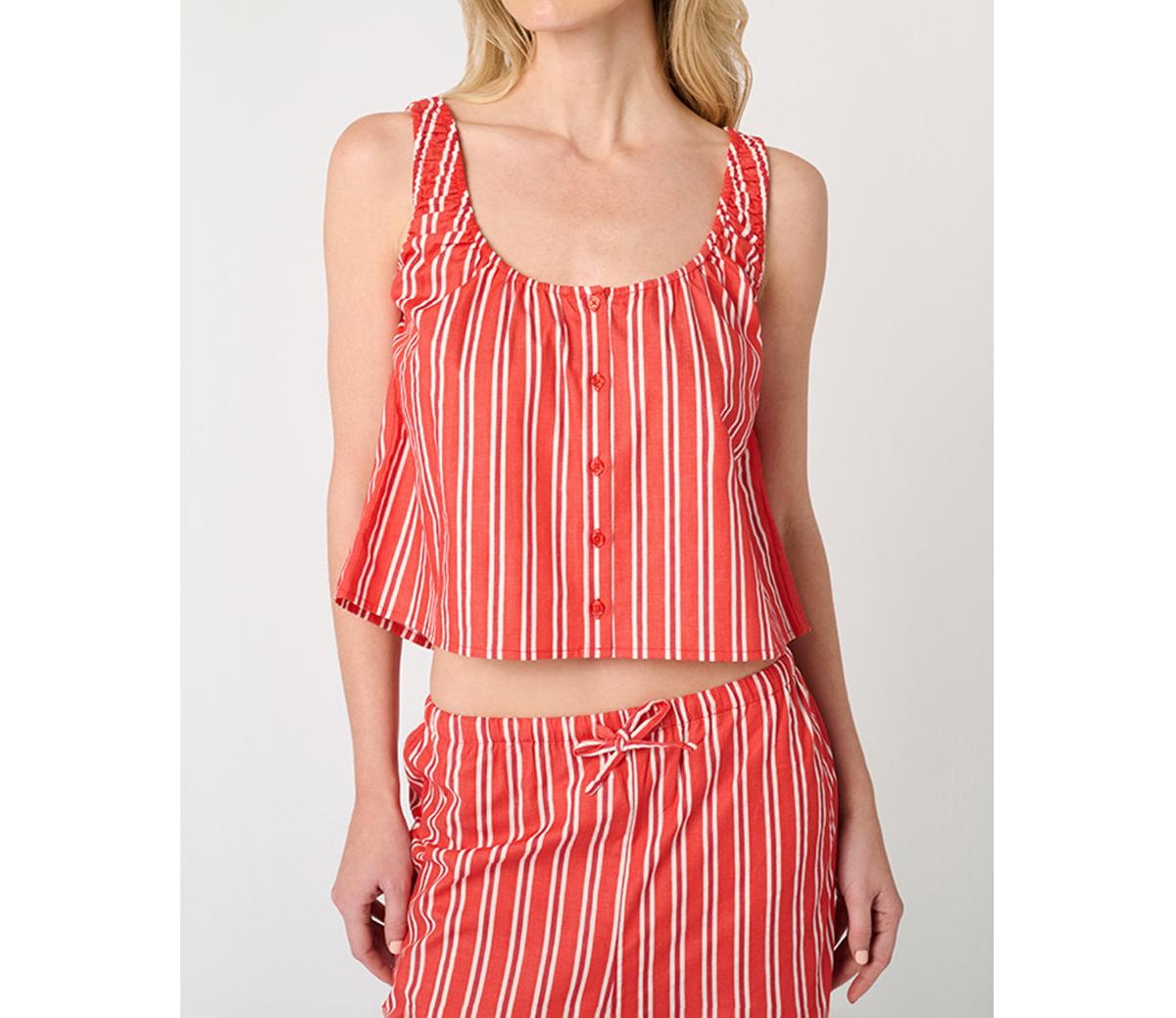 Click here for WeWoreWhat Womens Scoop Neck Cami Top - Vibrnt red... prices