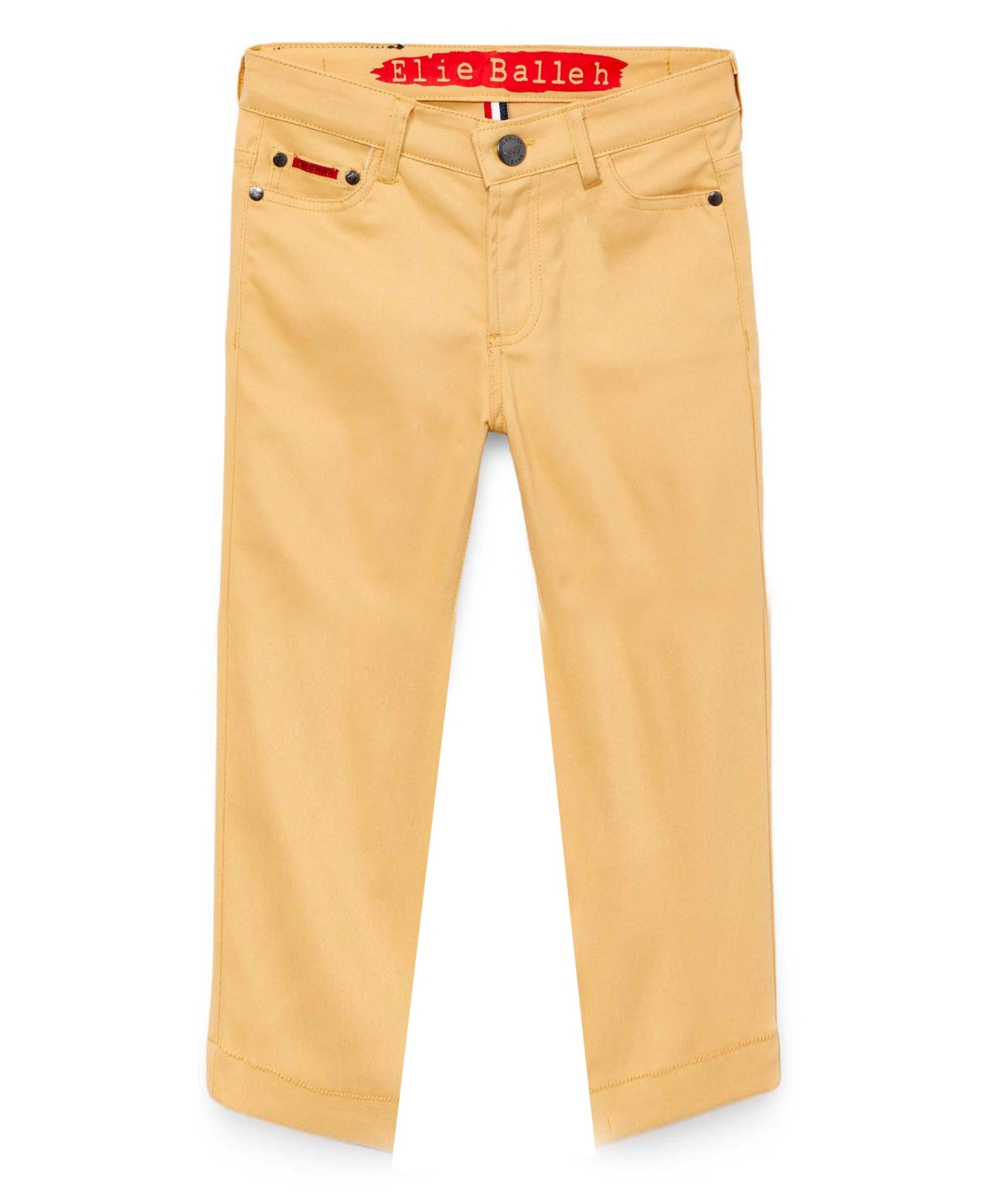 Click here for Elie Balleh Big Boys Khaki Slim Fit 5 Pocket Twill... prices