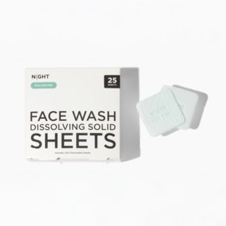 Mess Free Face Wash Sheets, Instantly Dissolves, 25 Washes - Macy's