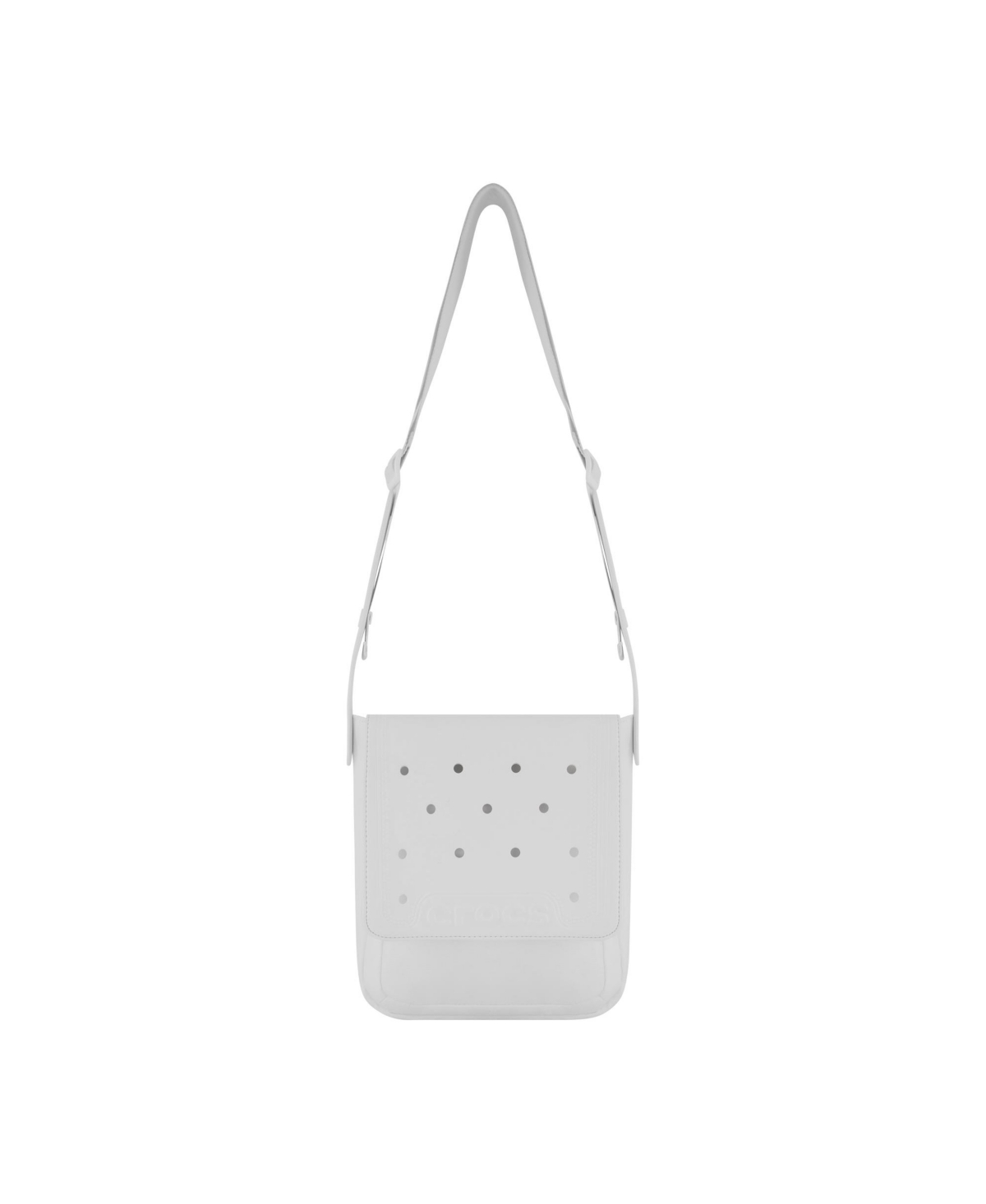 Click here for Crocs Classic Crocssbody with front flap - White prices