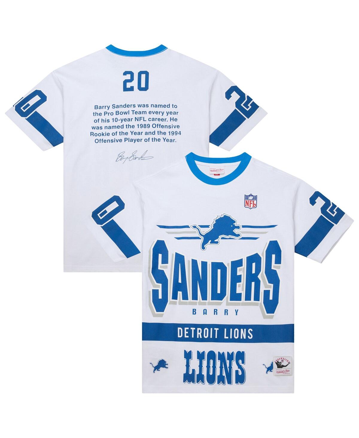 Click here for Mitchell & Ness Mens Barry Sanders White Detroit L... prices