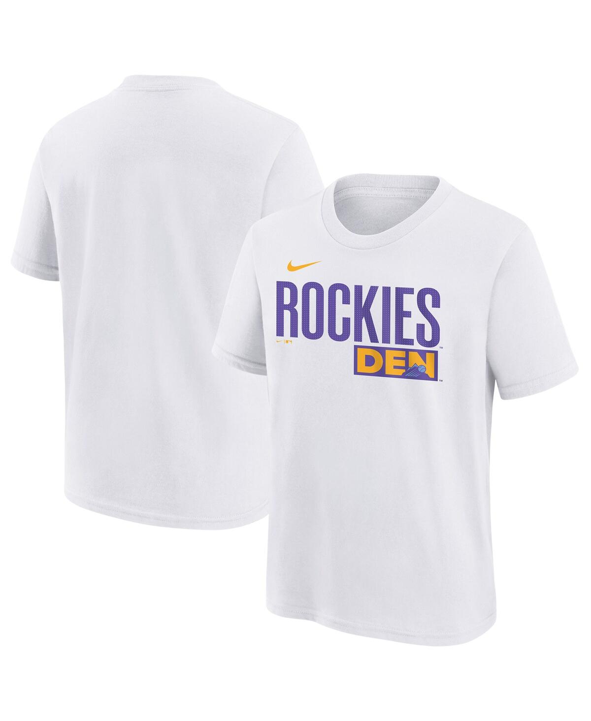 Click here for Nike Big Boys and Girls White Colorado Rockies 202... prices
