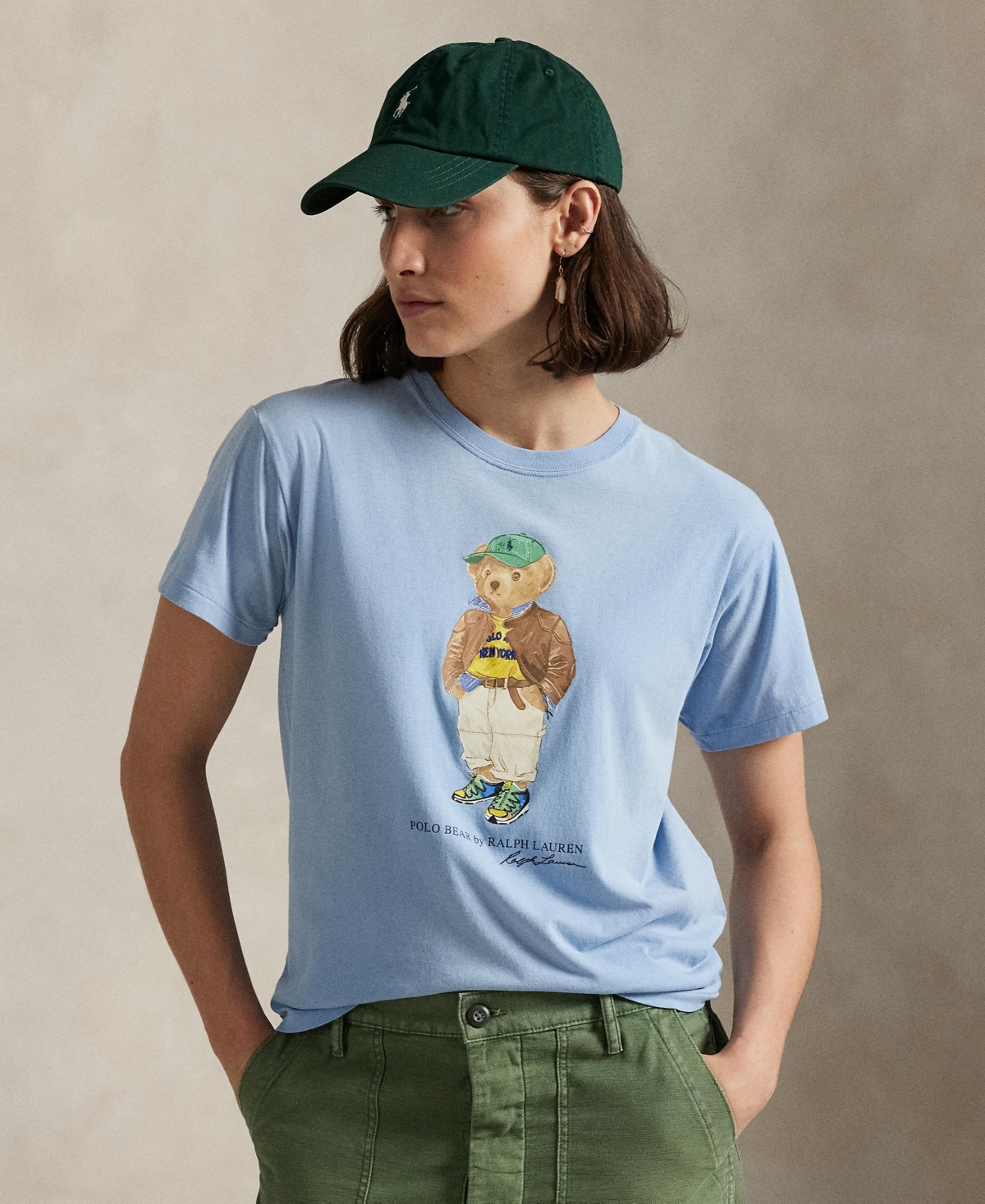 Click here for Polo Ralph Lauren Womens Polo Bear Cotton Jersey T... prices