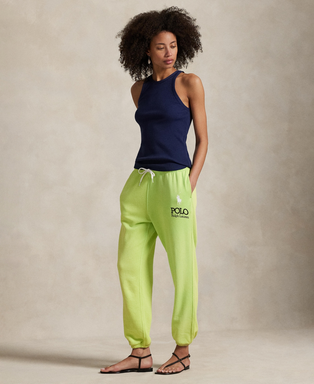 Click here for Polo Ralph Lauren Womens Big Pony Fleece Sweatpant... prices
