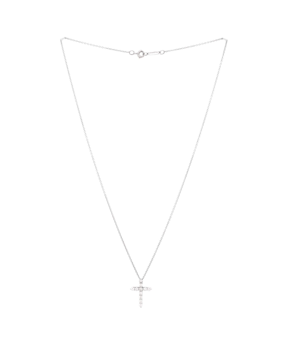 Click here for Pre-Owned Tiffany & Co. Small Cross Pendant Neckla... prices