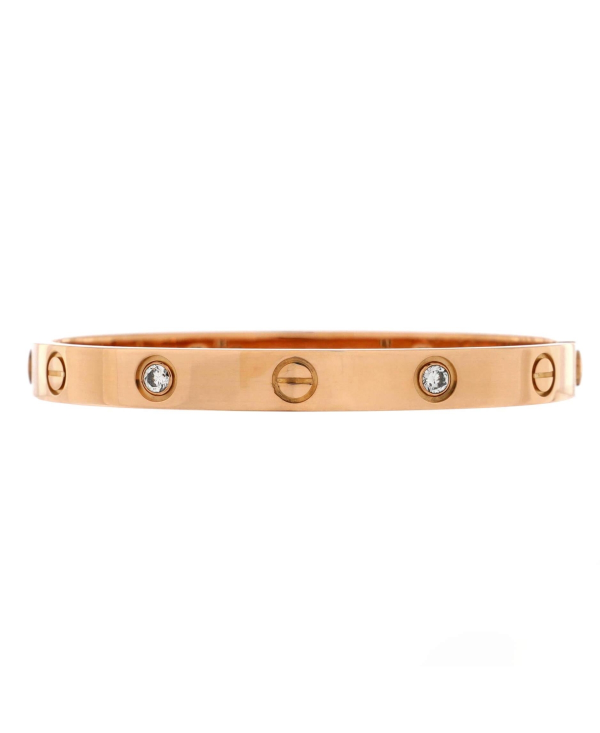 Click here for Pre-Owned Cartier Love 4 Diamond Bracelet 18K Rose... prices
