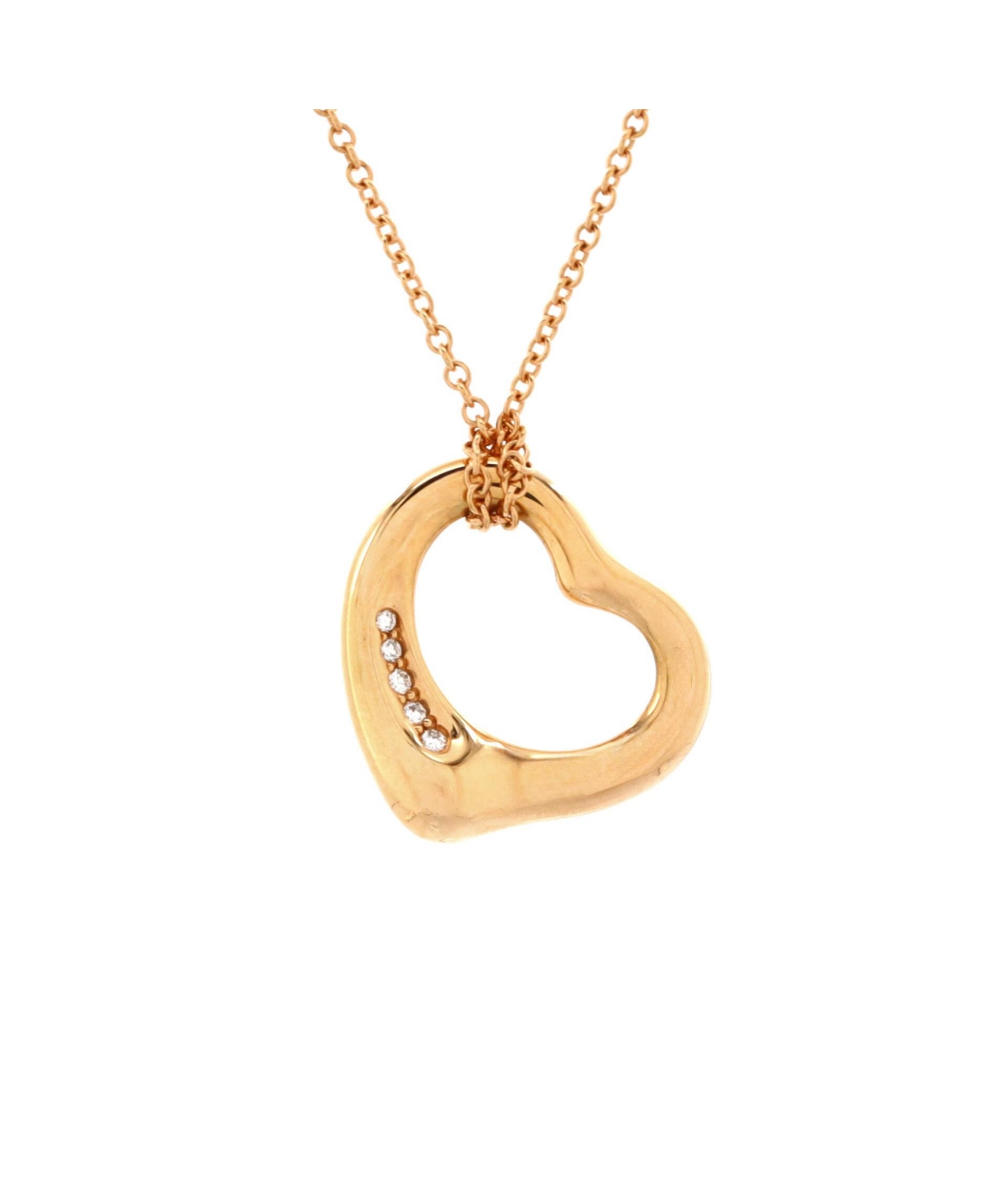 Click here for Pre-Owned Tiffany & Co. Elsa Peretti Open Heart 5... prices