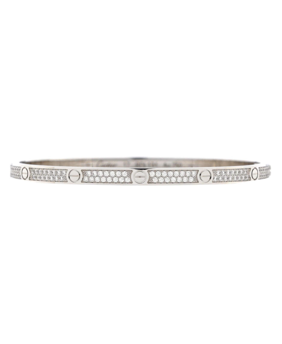Click here for Pre-Owned Cartier Small Love Bracelet 18K White Go... prices
