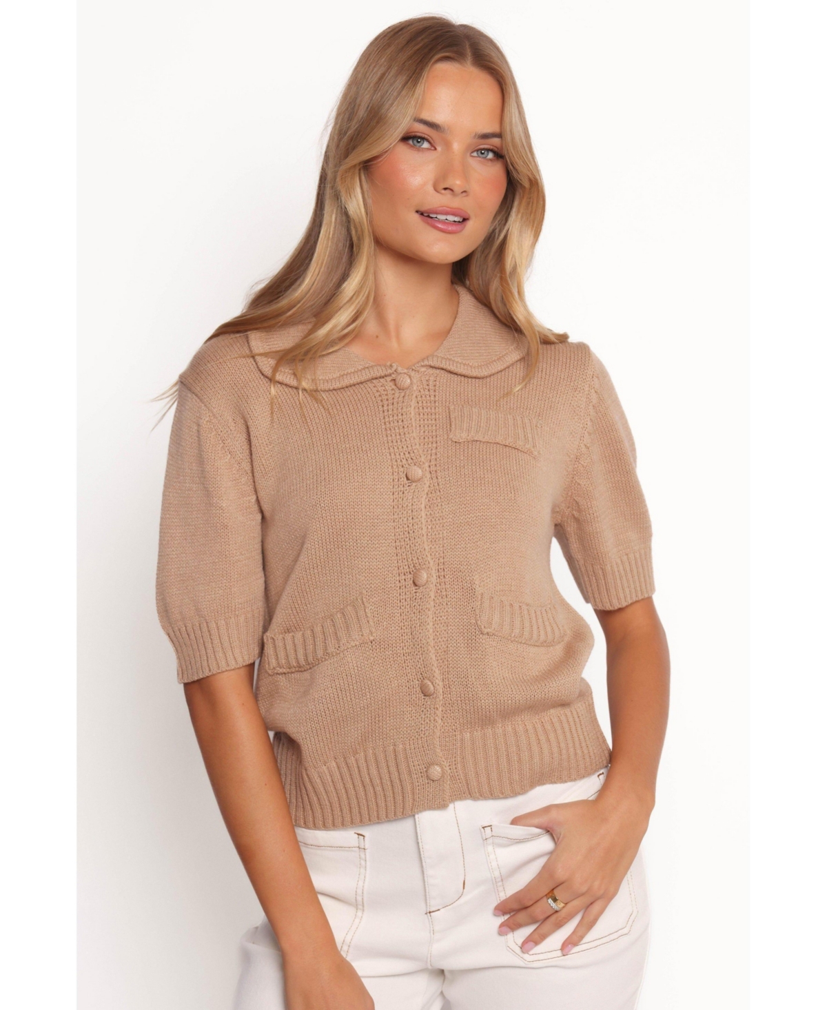 Click here for Petal and Pup Womens Roman Button Front Cardigan -... prices