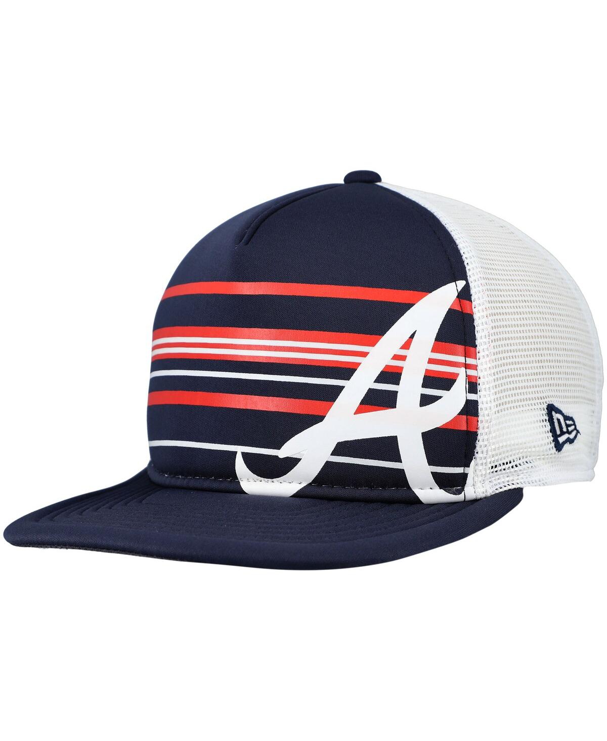 Click here for New Era Mens Navy Atlanta Braves A-Frame Trucker 9... prices