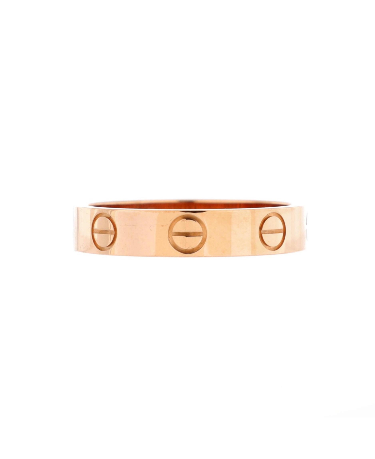 Click here for Pre-Owned Cartier Love Wedding Band Ring 18K Rose... prices