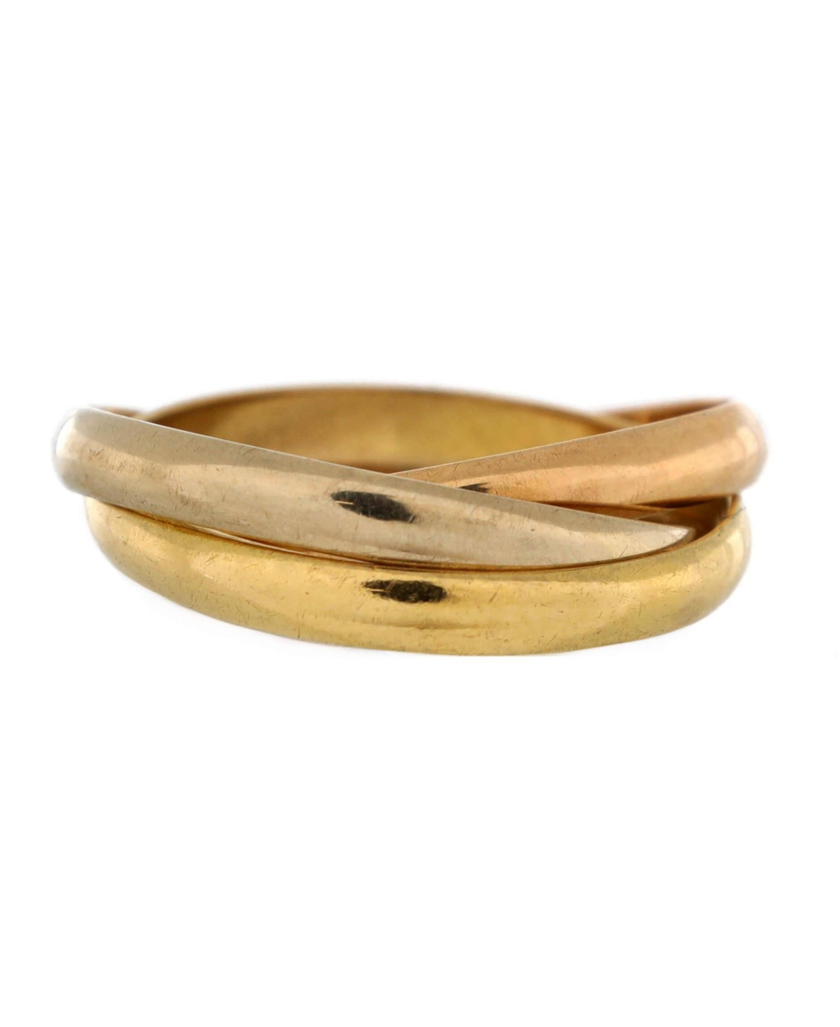 Click here for Pre-Owned Cartier Small Trinity Ring 18K Tricolor... prices
