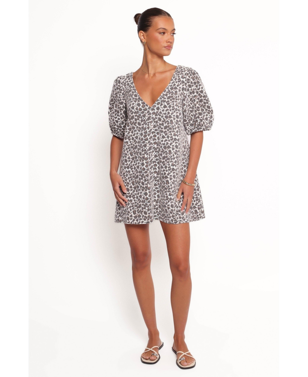 Click here for Petal and Pup Womens Coleman Mini Dress - Leopard prices