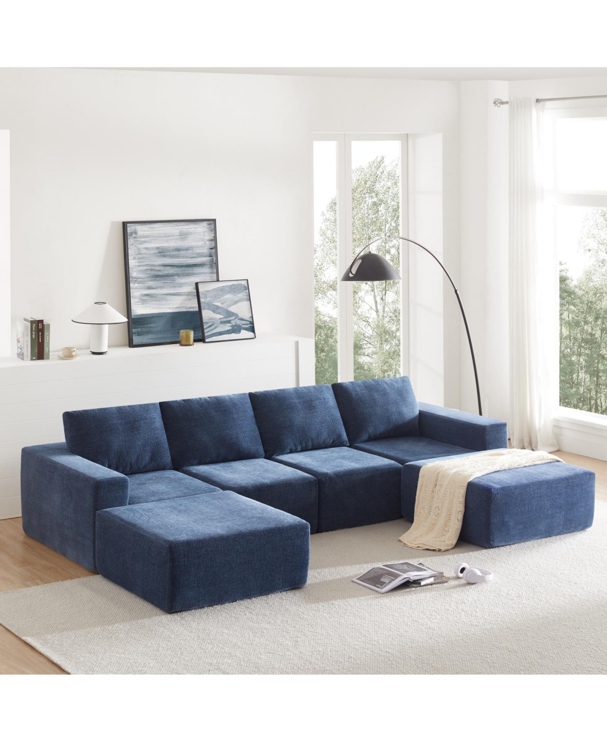 Click here for Streamdale Furniture Modular Sectional Sofa with O... prices