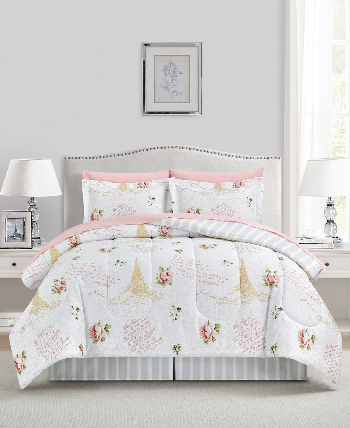 Click here for Sunham Elodie 8-Pc. Comforter Sets - Multi prices
