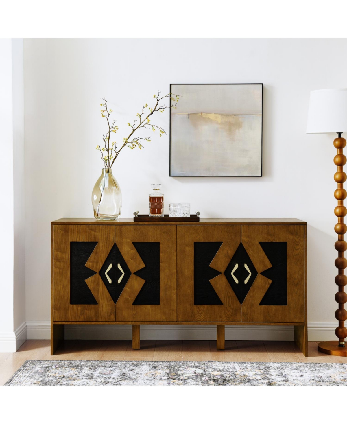 Click here for Mid-Century Modern Sideboard Buffet Cabinet - 60&#... prices
