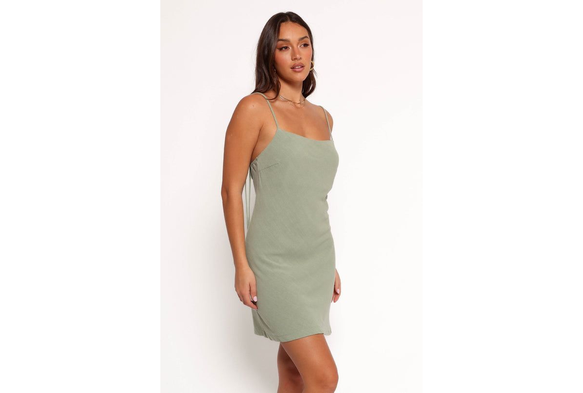 Click here for Petal and Pup Womens Sawyer Mini Slip Dress - Sage... prices