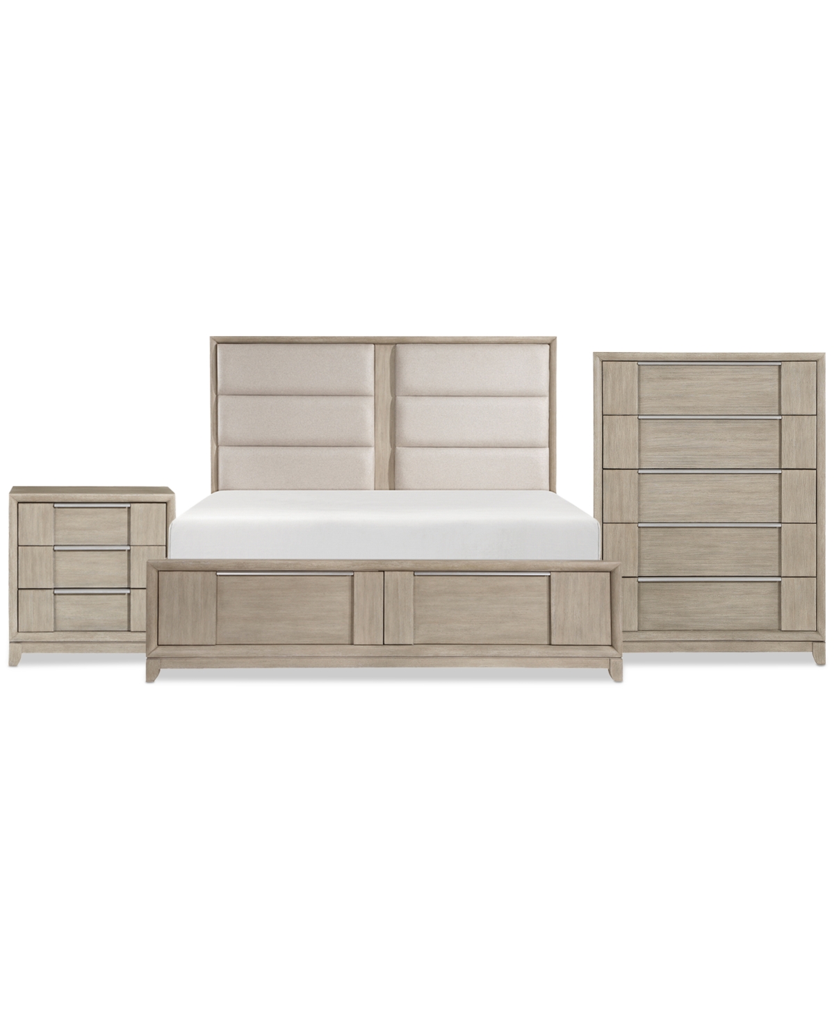 Click here for Kaci 3-Pc. Set (California King Storage Bed  Chest... prices