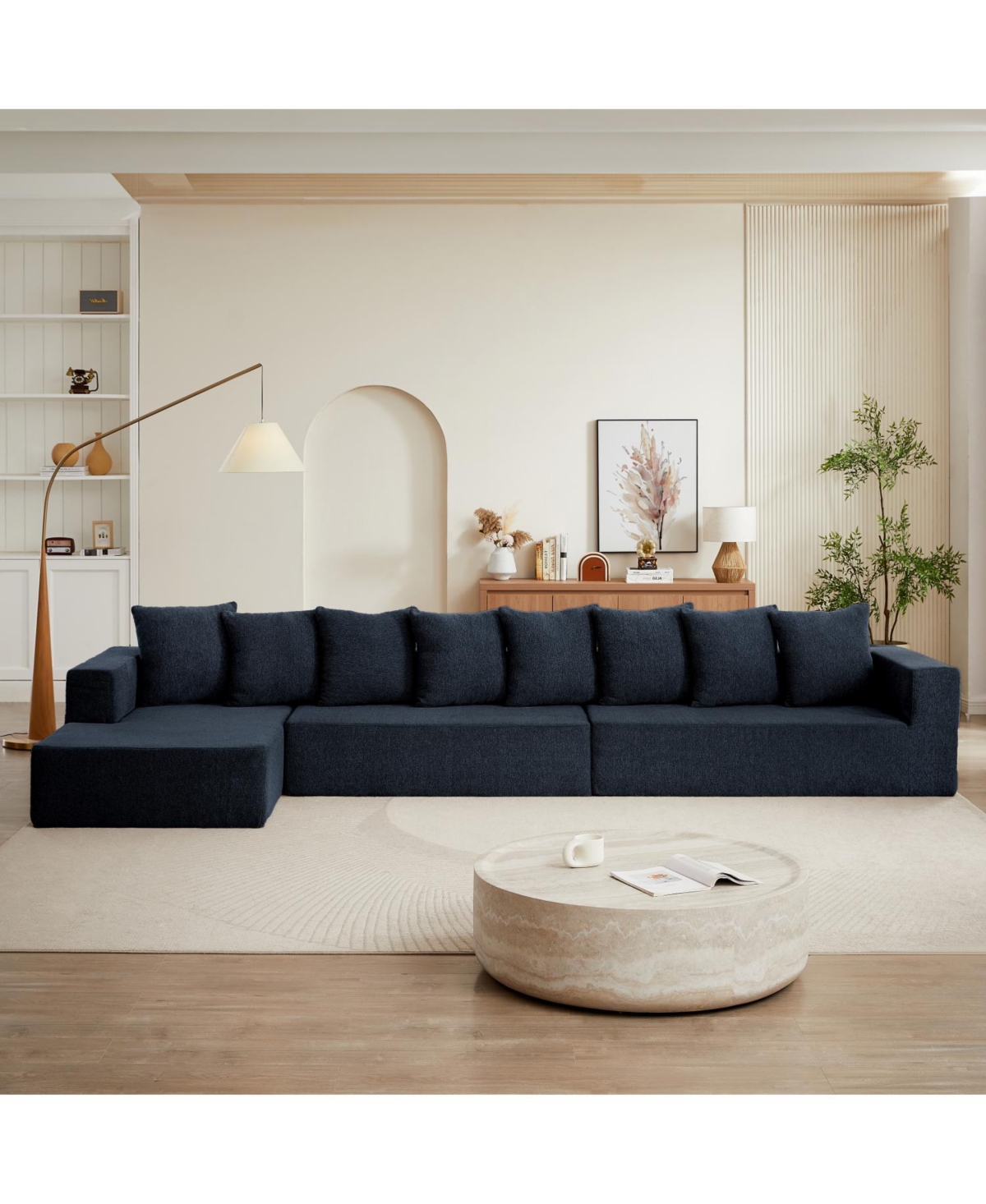Click here for Streamdale Modern Chenille Modular Sofa with Versa... prices