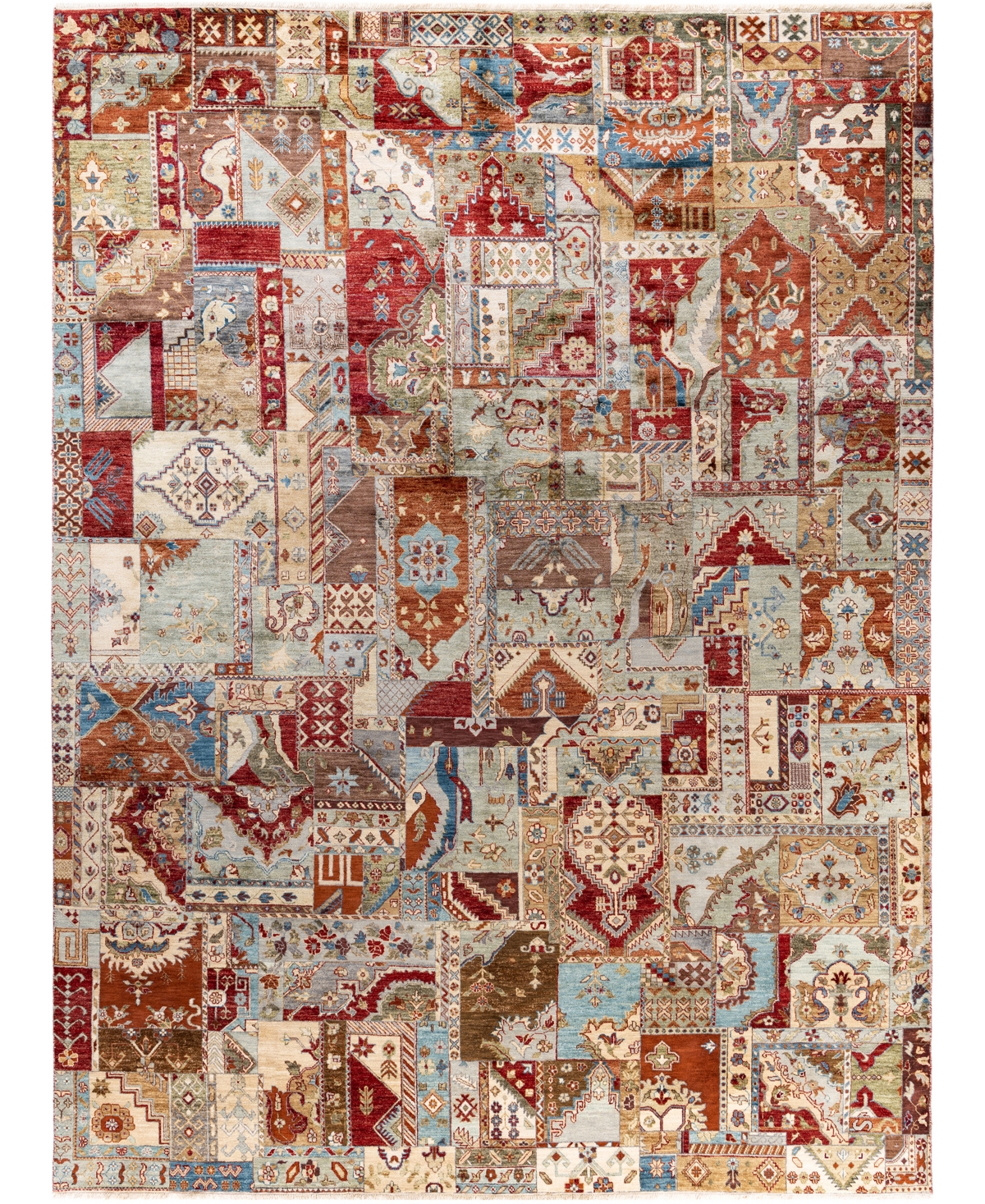Click here for Adorn Hand Woven Rugs Indo Patchwork M5759 9x12 Ar... prices