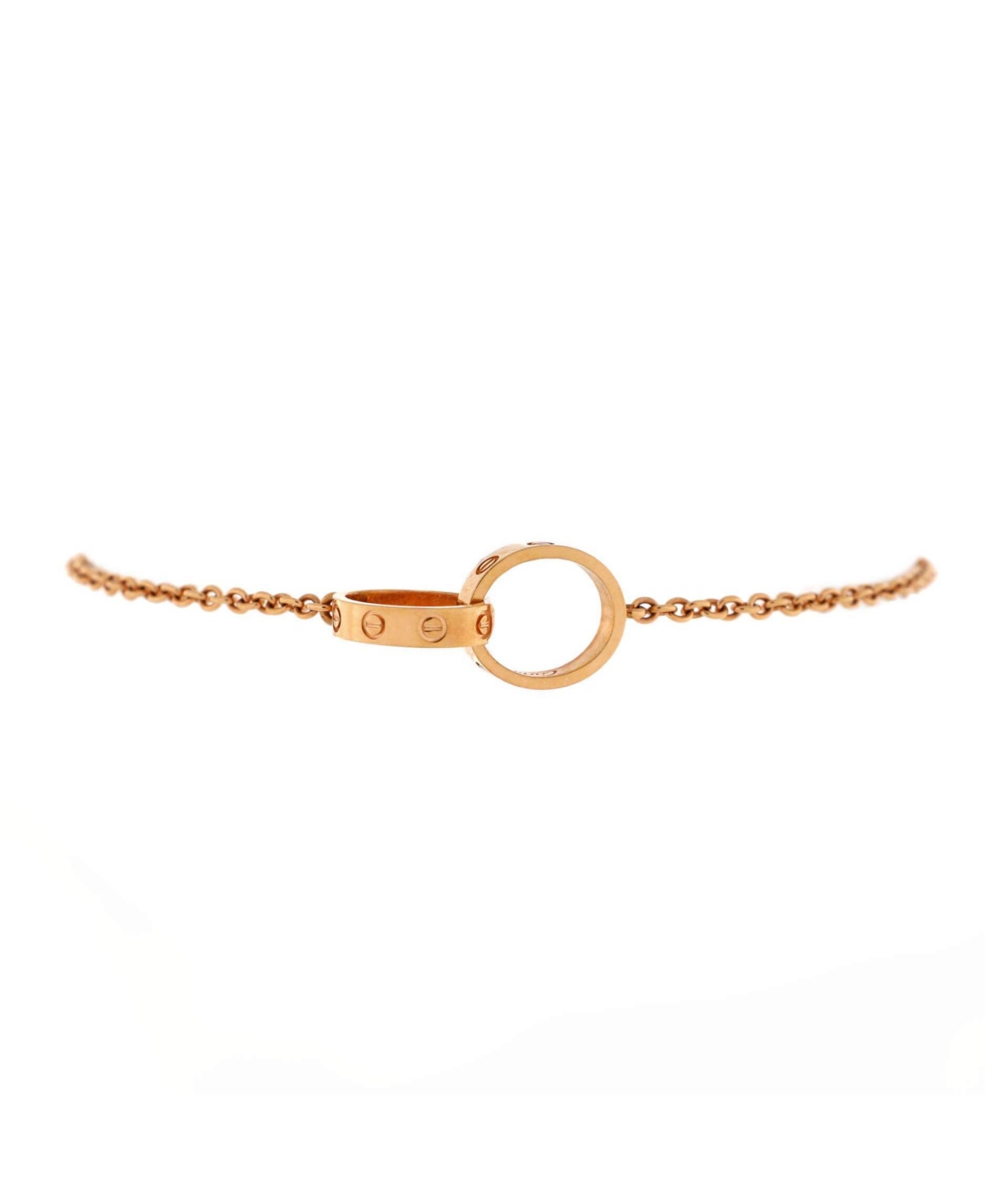 Click here for Pre-Owned Cartier Love Interlocking Bracelet 18K R... prices