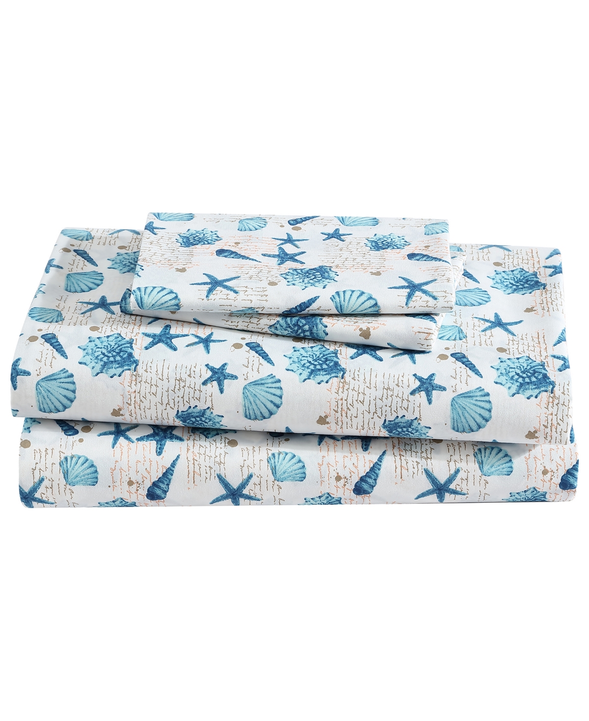 Click here for Beatrice Home Fashions Coastal Printed 4-Pc. Sheet... prices