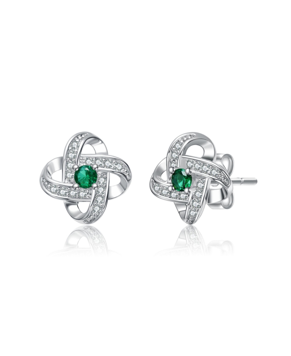 Click here for White Gold Plating with Colored Cubic Zirconia Swi... prices