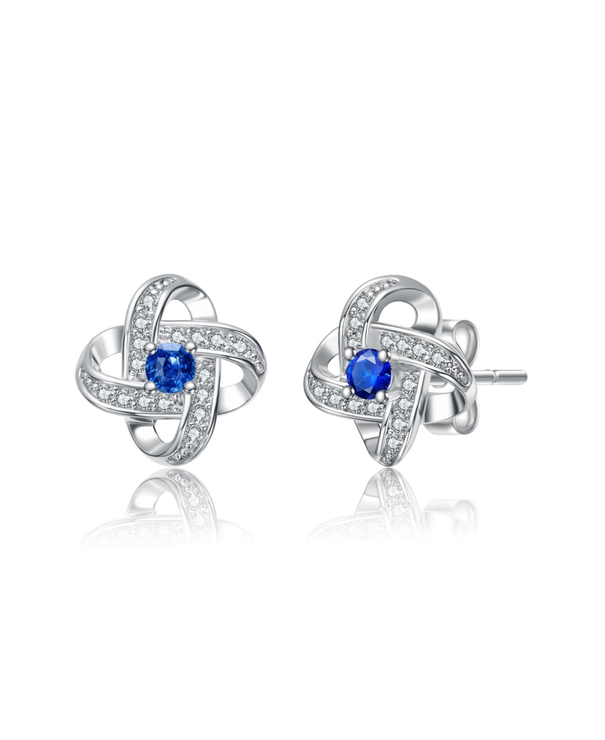 Click here for White Gold Plating with Colored Cubic Zirconia Swi... prices
