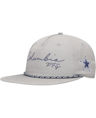 Columbia Men's Gray Dallas Cowboys PHG Back Tack Adjustable Hat - Macy's