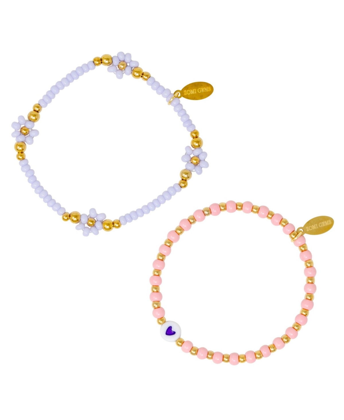 Click here for Zomi Gems Girls Tiny Daisies Stretchy Bead Bracele... prices