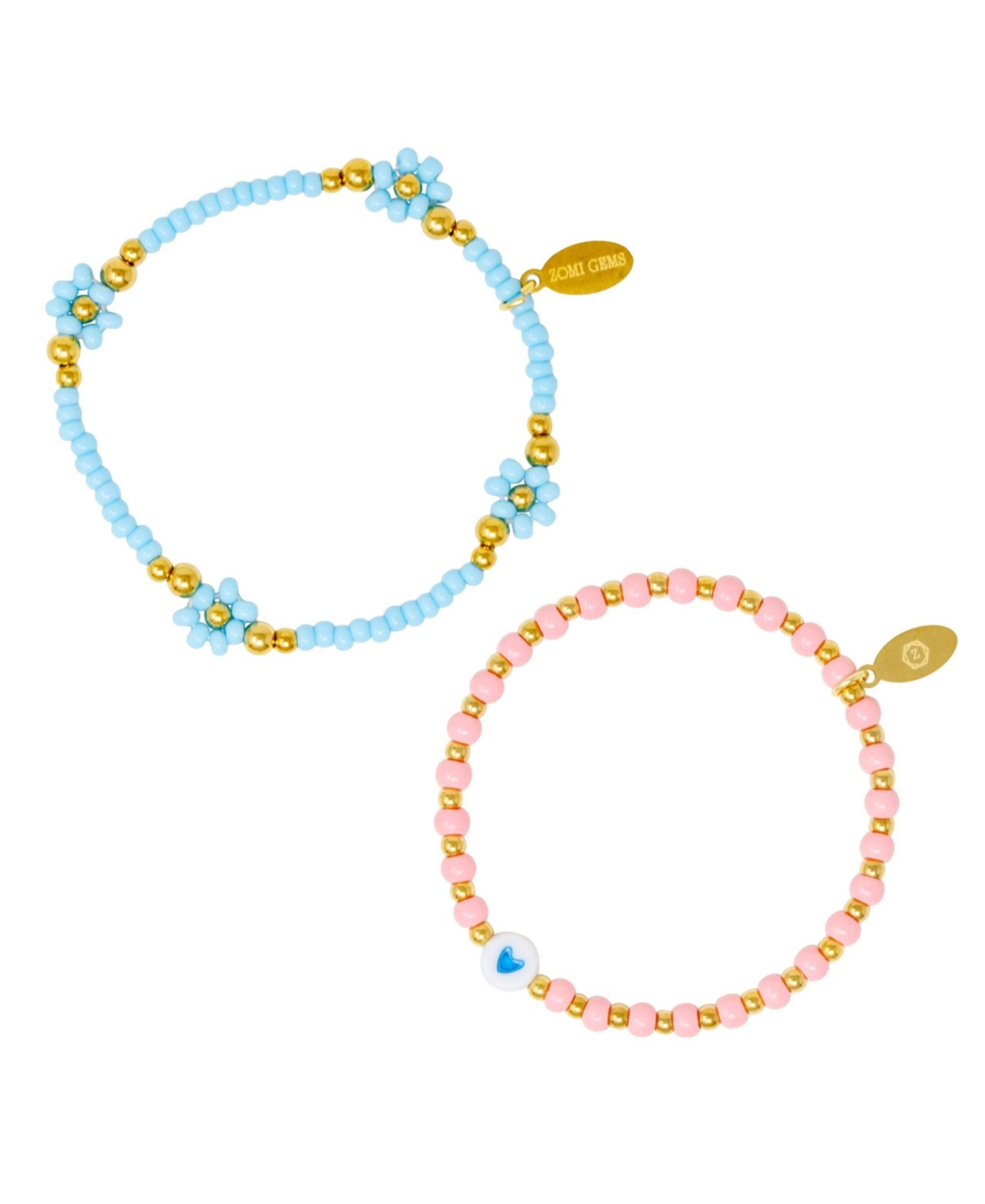 Click here for Zomi Gems Girls Tiny Daisies Stretchy Bead Bracele... prices