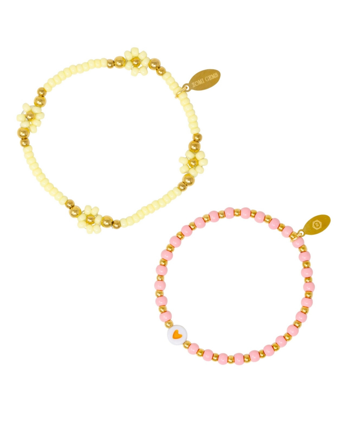 Click here for Zomi Gems Girls Tiny Daisies Stretchy Bead Bracele... prices