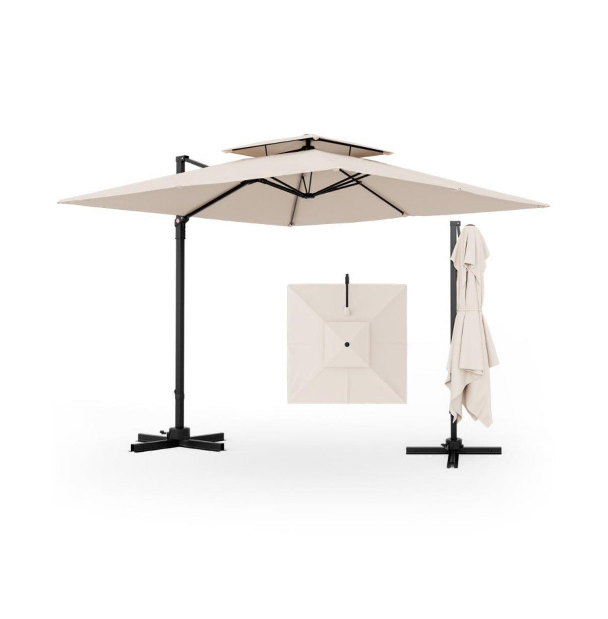 Click here for 9.5 Feet Cantilever Patio Umbrella with 360°... prices