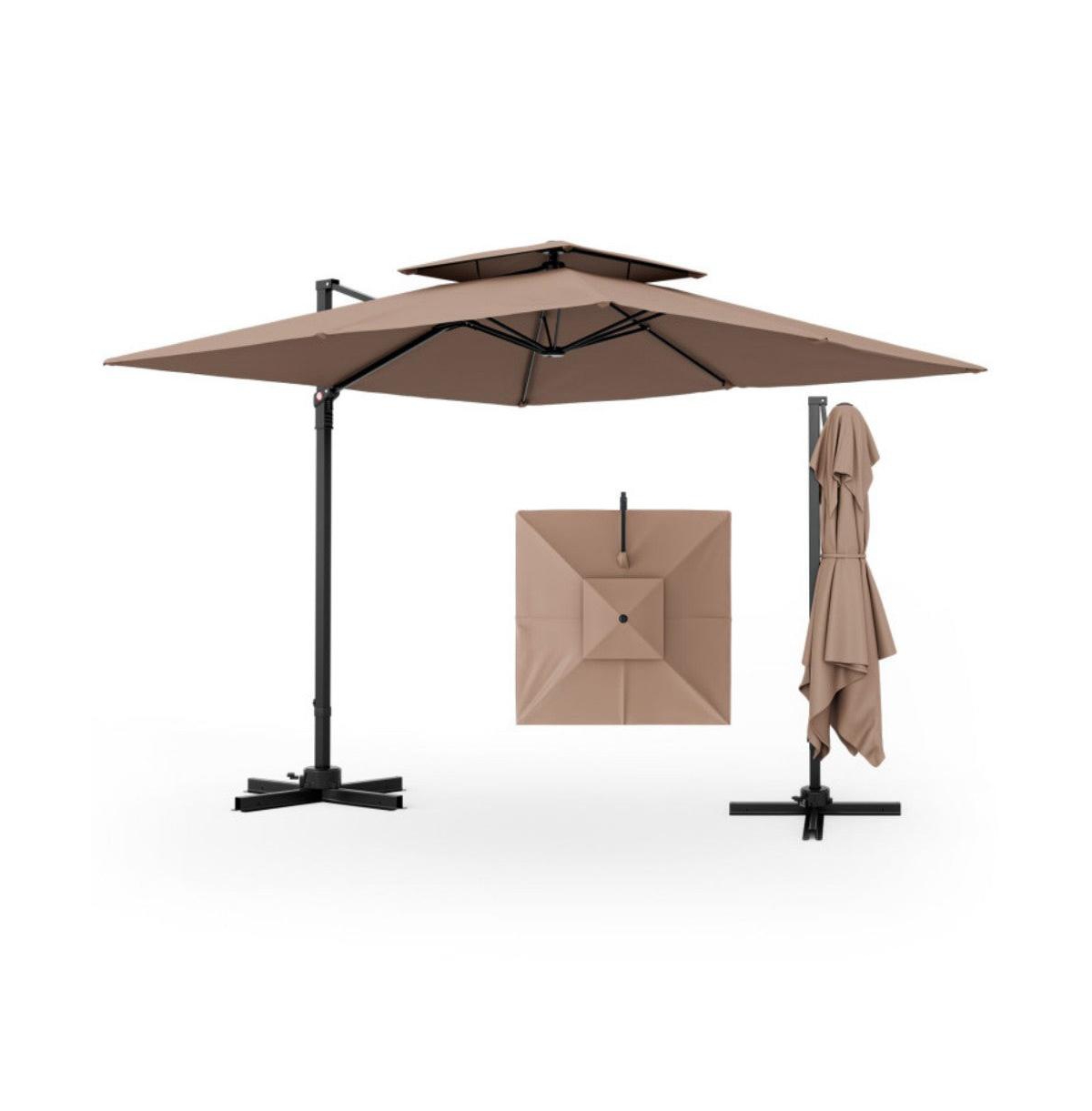 Click here for 9.5 Feet Cantilever Patio Umbrella with 360°... prices
