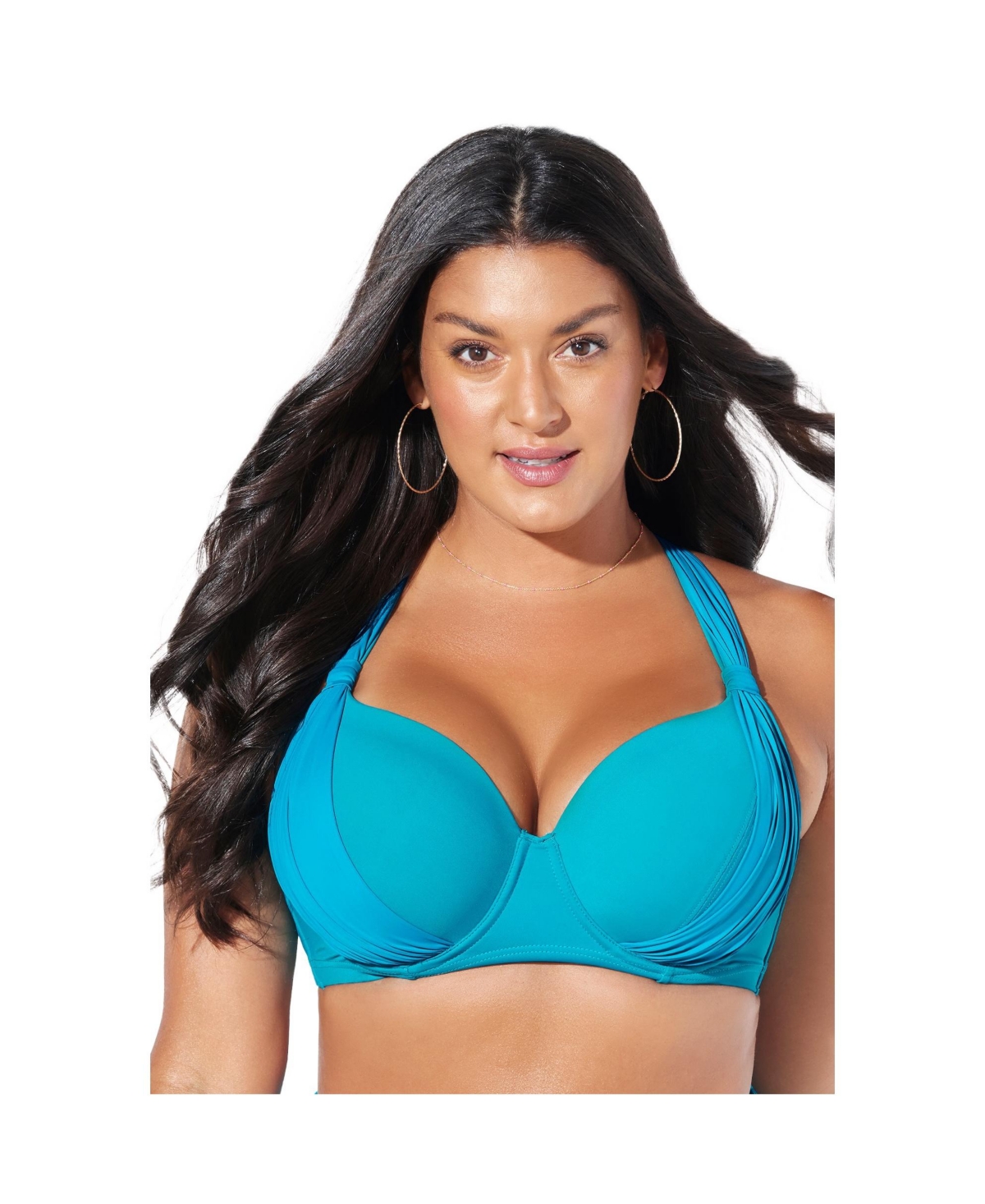 Click here for Swimsuits for All Womens Bra Drape Front Underwire... prices
