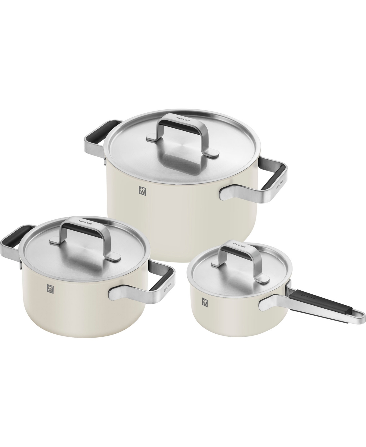 Click here for Zwilling Pure Stainless Steel 6-Piece Pot Set - Iv... prices