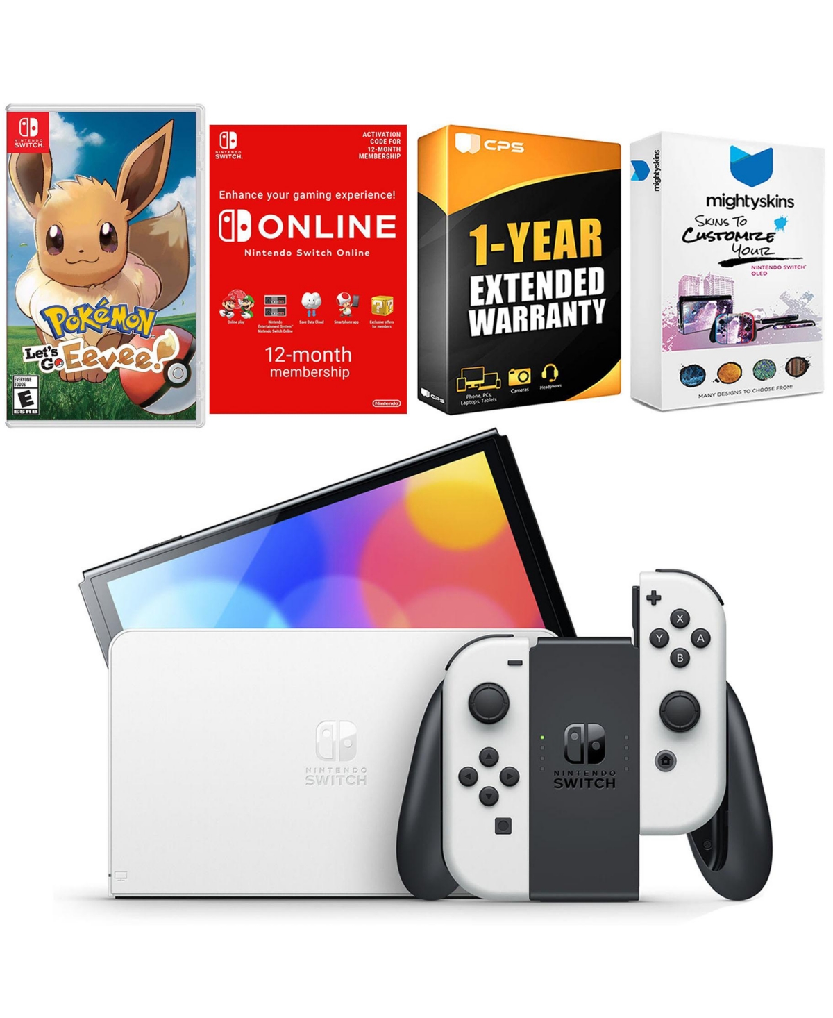 Click here for Nintendo Switch White Oled Console with Pokemon Le... prices