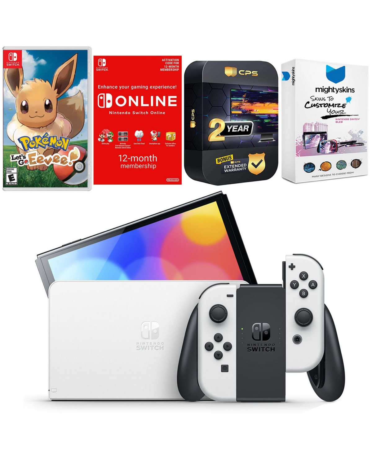 Click here for Nintendo Switch White Oled Console with Pokemon Le... prices