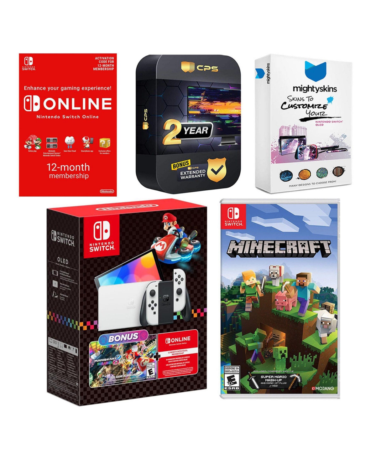 Click here for Nintendo Switch Oled Console Mario Kart 8 Bundle w... prices