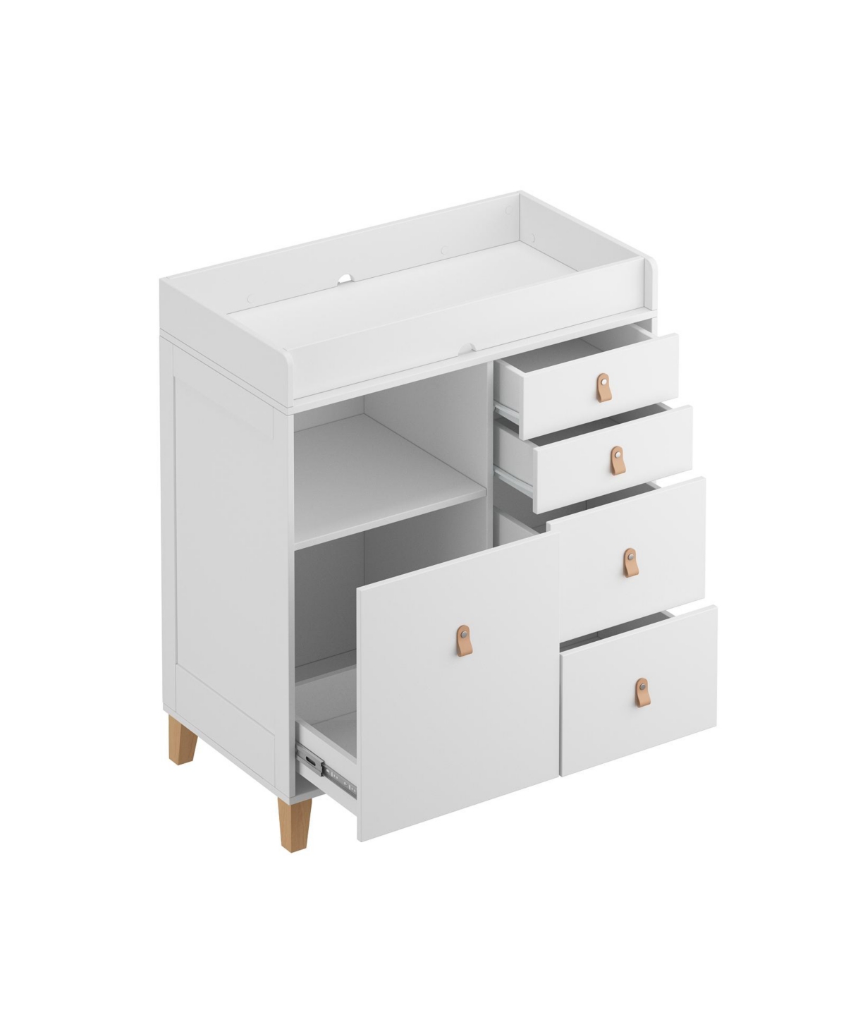 Click here for Multi-purpose diaper table with four drawers  baby... prices