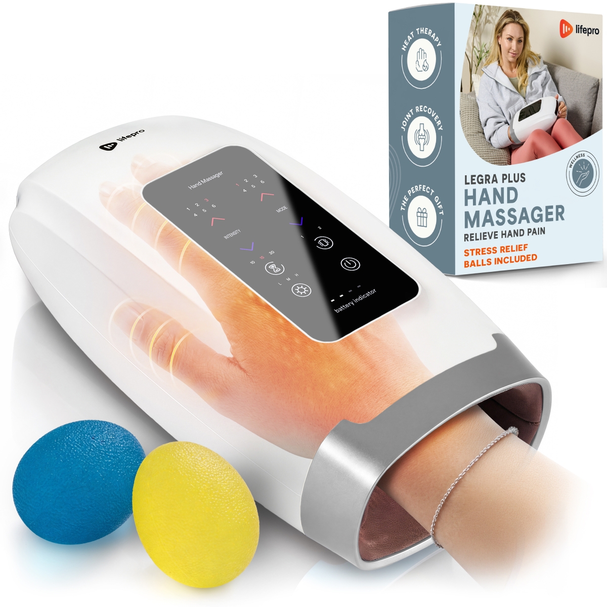 Click here for LifePro Legra Hand Massager with Heat & Compressio... prices