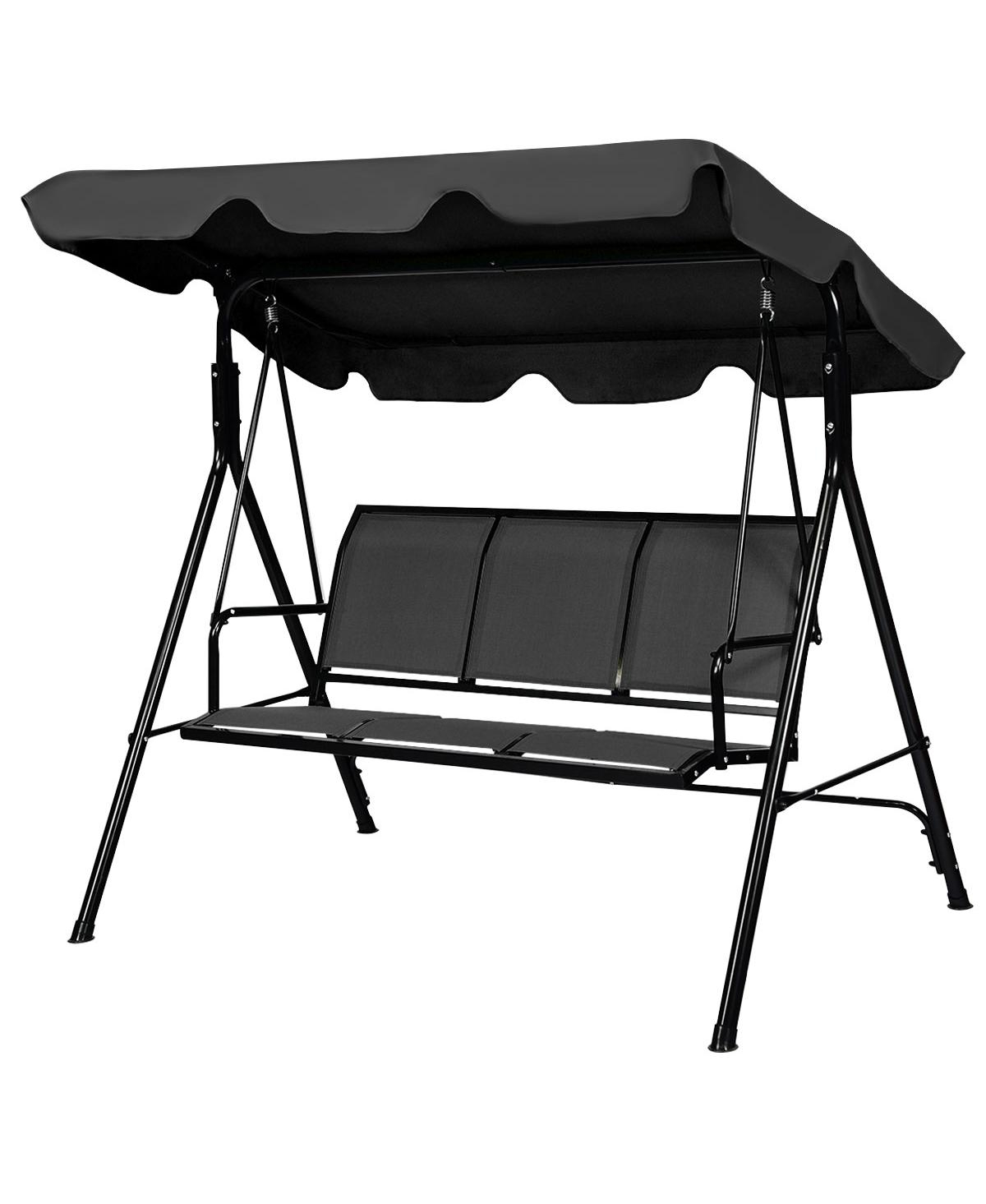 Click here for Gymax Outdoor Porch Swing Canopy Patio Swing Chair... prices