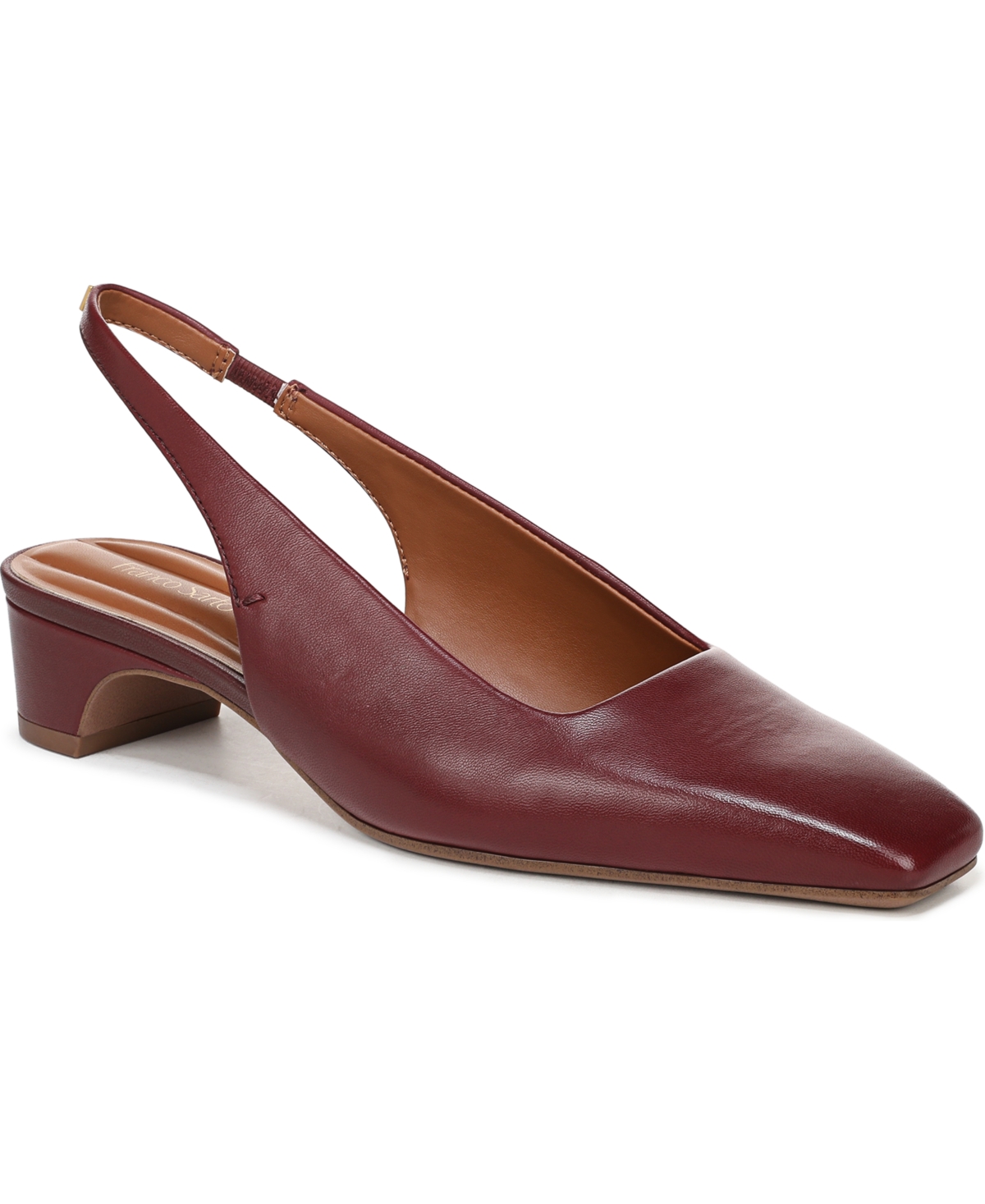 Click here for Franco Sarto Womens Lyanna Square Toe Slingback Pu... prices
